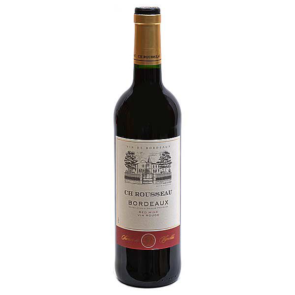 Ch Rousseau Bordeaux Vin Rouge 0,75l Frankreich Rotwein - gourmet ...