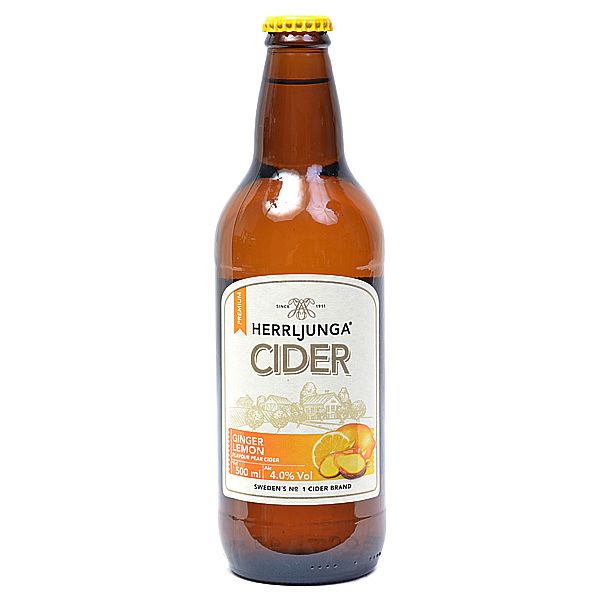 Herrljunga Cider Ginger & Lemon 0,50l Schweden Ingwer Zitrone ...